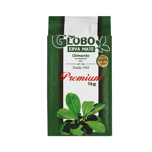 Erva Mate Premium Vacuo Globo Embalagem 1Kg Erva Mate Premium Vacuo Globo Embalagem 1Kg