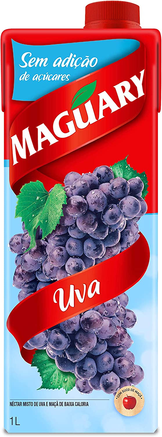 Suco Néctar Uva Sem Adição De Açúcar Maguary 1L Suco Néctar Uva Sem Adição De Açúcar Maguary 1L