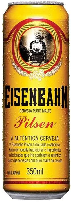 Cerveja Pilsen Lata Eisenbahn 350Ml Cerveja Pilsen Lata Eisenbahn 350Ml