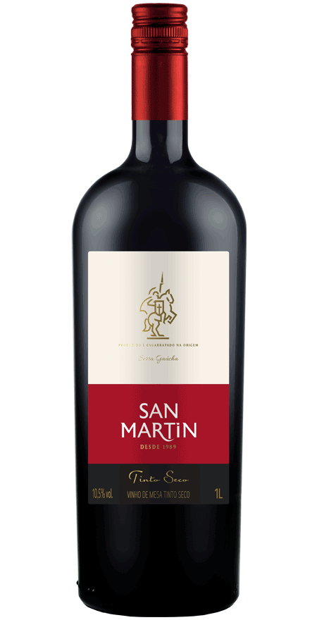 Vinho Tinto Seco San Martin Garrafa 1L