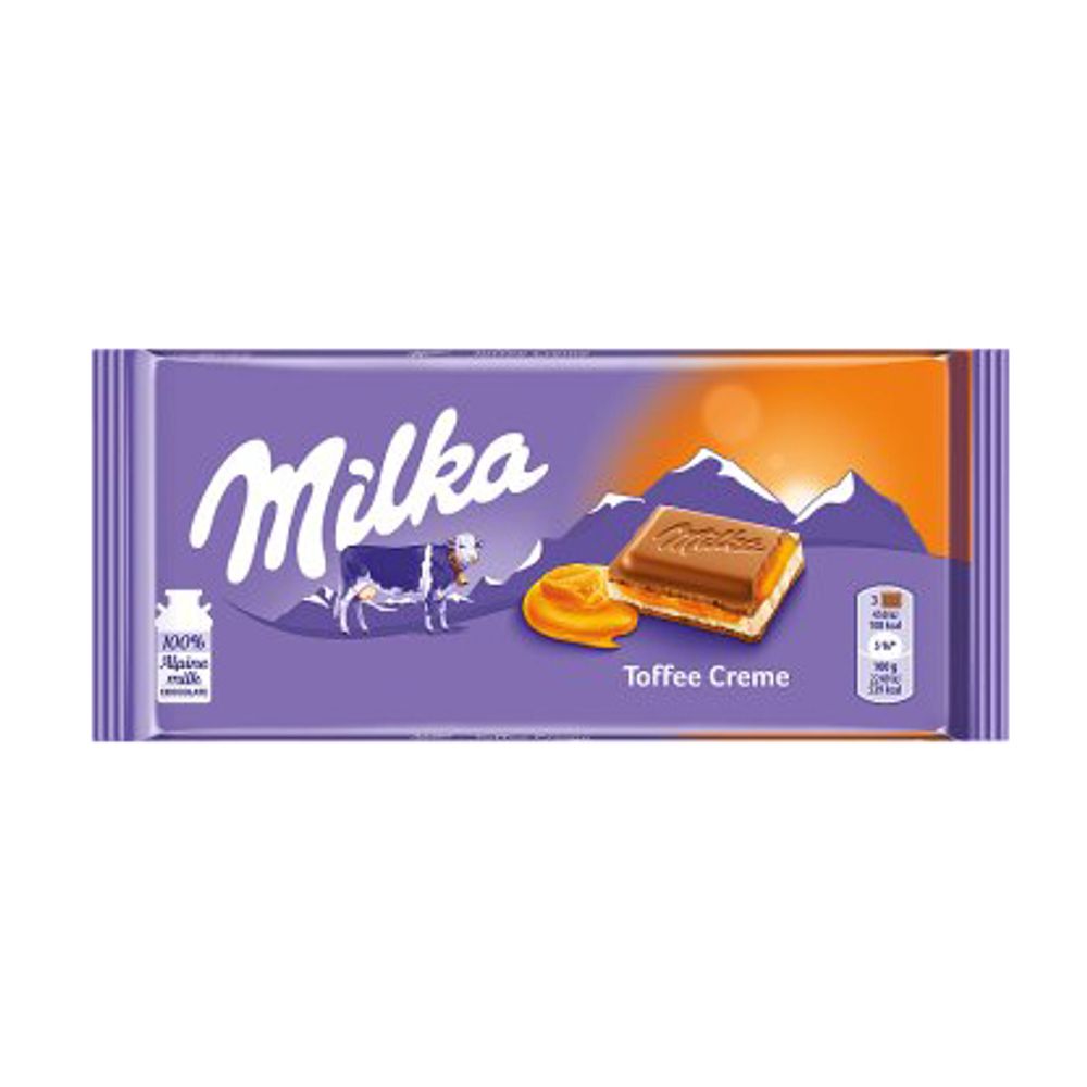Chocolate Toffee Creme Milka 100g
