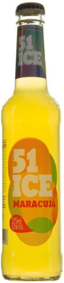 Bebida Mista Cachaça Ice Maracuja 51 Garrafa 275Ml Bebida Mista Cachaça Ice Maracuja 51 Garrafa 275Ml