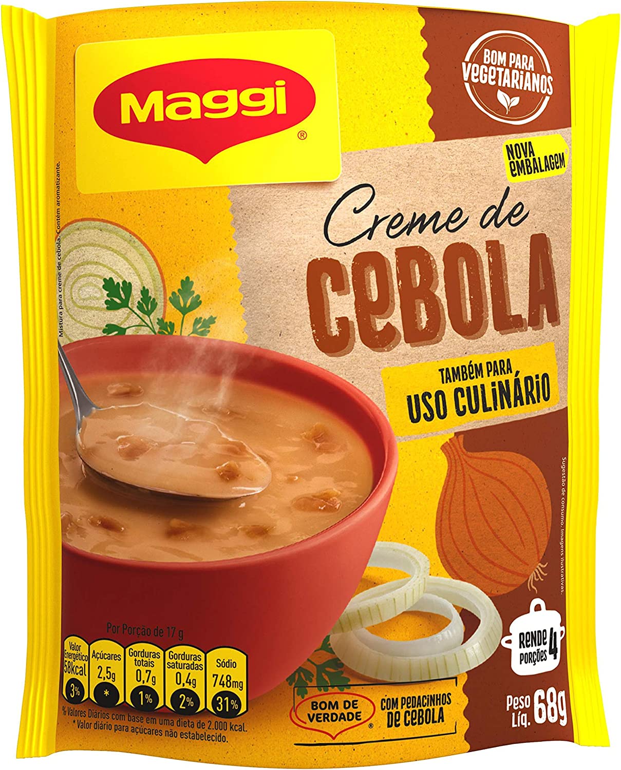 Creme Cebola Maggi 68G