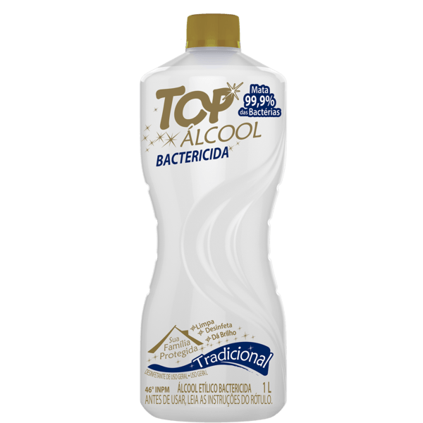 Álcool Líquido 46 Inpm Top Garrafa 1L Álcool Líquido 46 Inpm Top Garrafa 1L